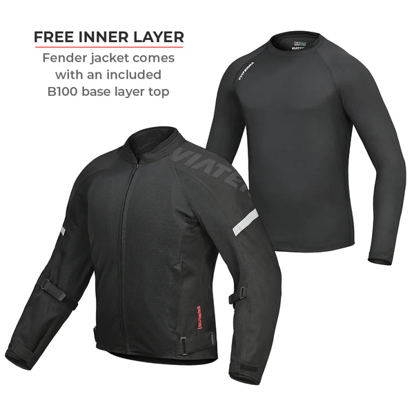 Viaterra - Fender – URBAN MESH RIDING JACKET WITH BASE LAYER Black ...